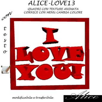 Second Life Marketplace - Alice-Love13 con testo