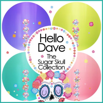 Second Life Marketplace - Hello Dave - Nail Appliers - Sugar Skull 7