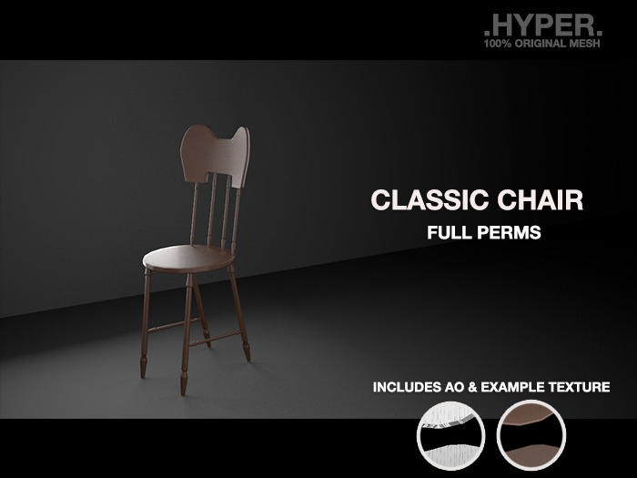 Second Life Marketplace - *Hyper* classic chair full perm