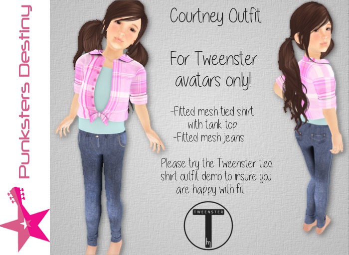 Second Life Marketplace - *PD* Courtney Outfit tweenster