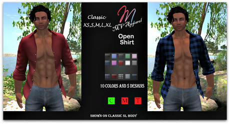 Second Life Marketplace - Open shirt