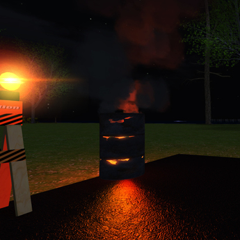 Second Life Marketplace - Fiery Barrel / Smokey Barrel