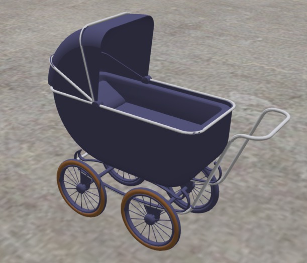 Second Life Marketplace - baby buggy mesh 6 prim