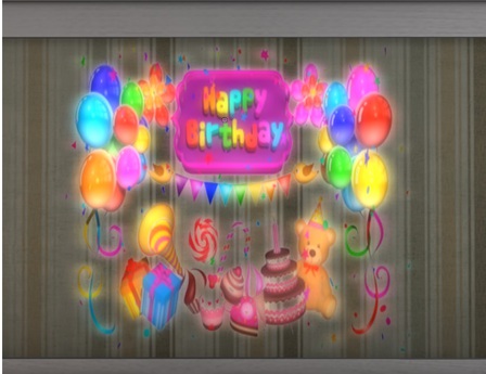Second Life Marketplace - Birthday Wall Decals