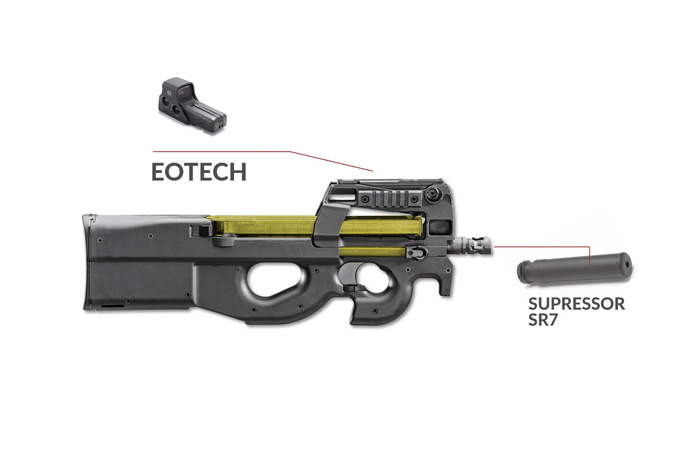 Second Life Marketplace - [1331] FN P90 PDW [BOXED] V.1