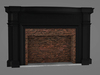 Second Life Marketplace - MudHoney Calla Fireplace - Black