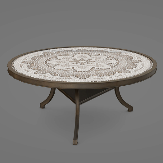 Second Life Marketplace - MudHoney Calla Table - Bronze