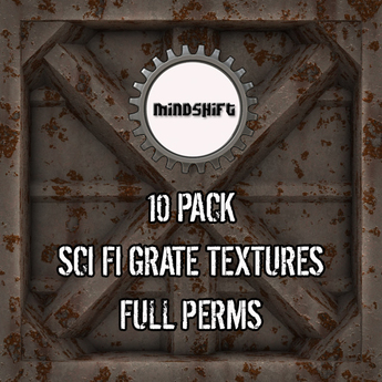Second Life Marketplace - Mindshift - Sci Fi Metal Grate Textures