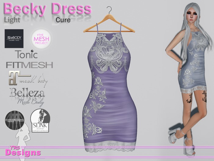 Second Life Marketplace - Becky Dress Light Cure