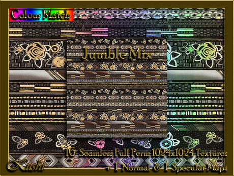 Second Life Marketplace - Jumble Mix Textures