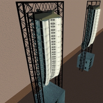Second Life Marketplace - #PLT# Geo Array & truss(pair line array stage ...