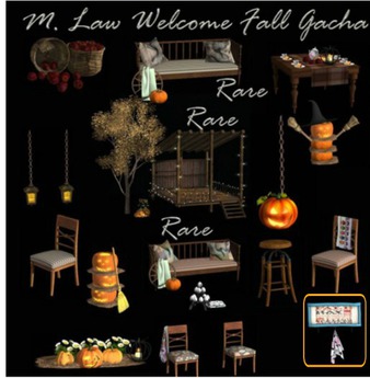 Second Life Marketplace - .:M.LAW:. Welcome Fall Gacha board
