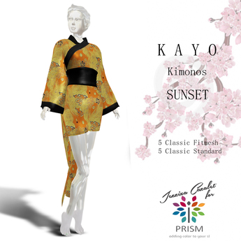 Second Life Marketplace - Prism Kayo Kimono Geisha Dress by Jezzixa FAT ...