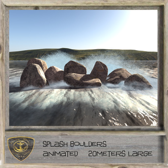 Second Life Marketplace - splash boulder