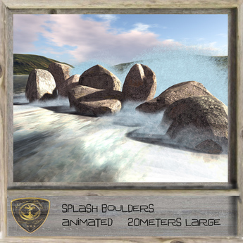 Second Life Marketplace - splash boulder