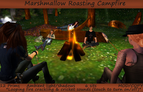 Second Life Marketplace - (SALE OLDER BUILD) Marshmallow Roasting ...