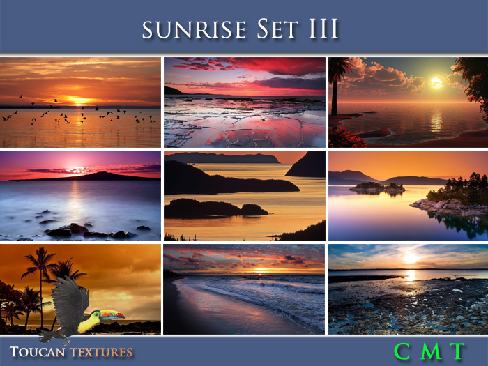 Second Life Marketplace - [Toucan Textures] Sunrise Set III