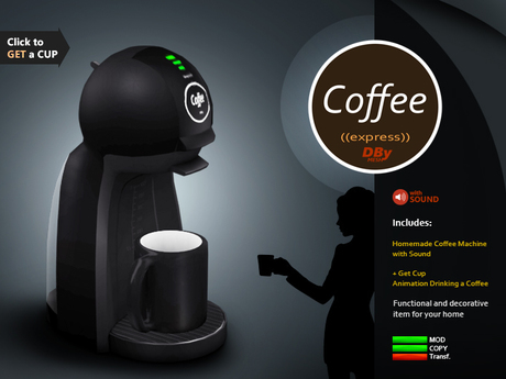 Second Life Marketplace - Home Coffe Maker [Back]