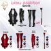 Second Life Marketplace - Luas Latex Addiction Boots Silver