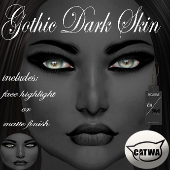 Second Life Marketplace - CATWA - GOTHIC DARK SKIN COLLECTION