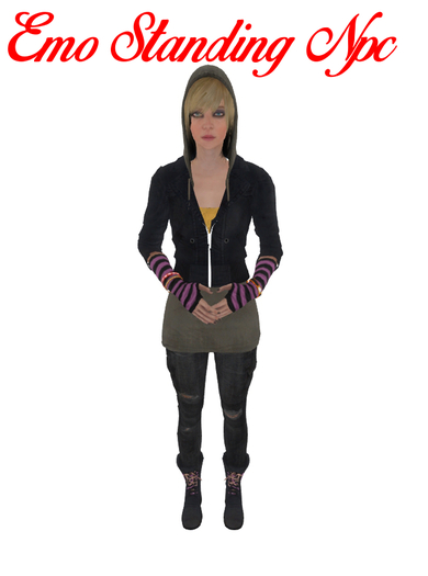 Second Life Marketplace - AL - Emo Standing Girl 4LI