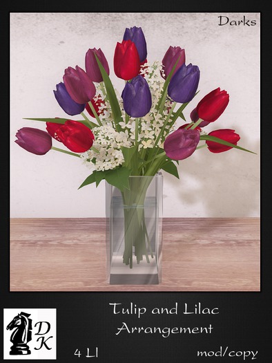 Second Life Marketplace - DKD - Tulip/Lilac Arrangement Darks