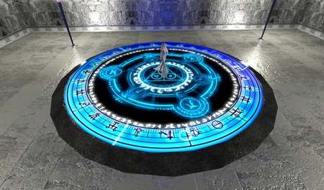 Second Life Marketplace - Blue Arcane Spell Circle / Turning Stone with ...