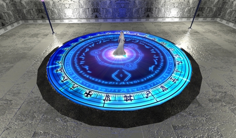 Second Life Marketplace - Blue Arcane Spell Circle / Turning Stone with ...