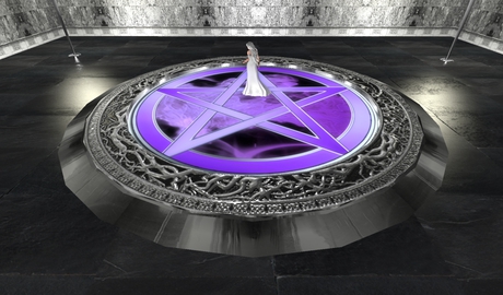 Second Life Marketplace - Wiccan Pentacle Ritual Circle / Turning Stone ...