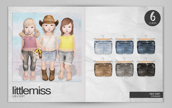 Second Life Marketplace Little Miss Mini Skirt Fatpack