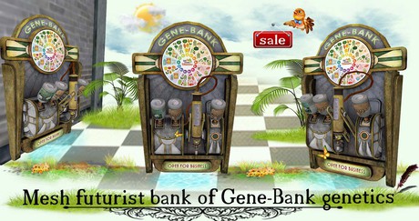 Second Life Marketplace - Mesh futurist bank of Gene-Bank genetics(C&M ...