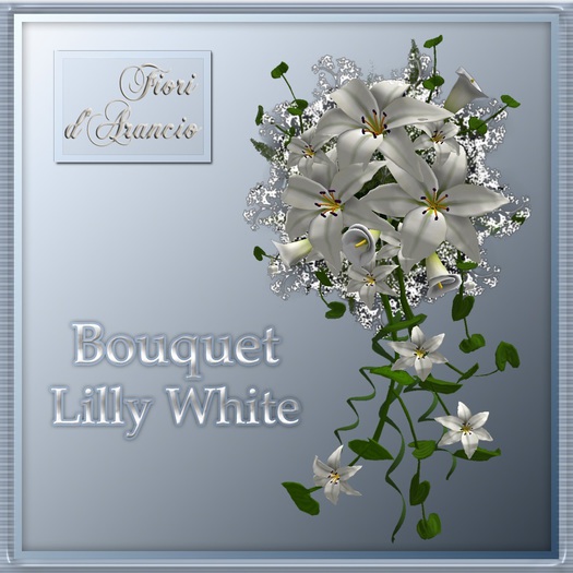 Second Life Marketplace - Bouquet Lilly White