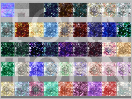Second Life Marketplace - [T] Stained Glass Cobweb Material Texture Set