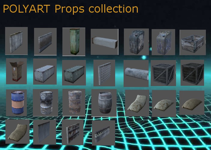 Second Life Marketplace - POLYART-props box