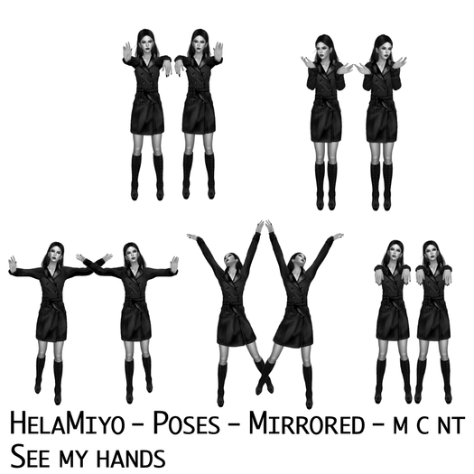 Second Life Marketplace - HelaMiyo :: Poses :: See my hands