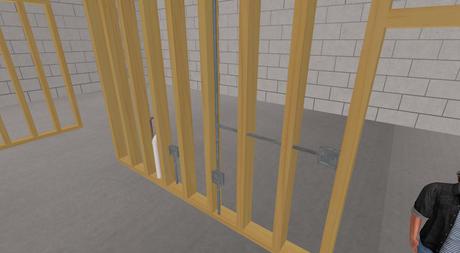 Second Life Marketplace - Mesh Wood Construction Wall Skeleton Frames