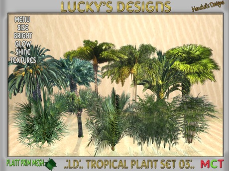 Second Life Marketplace - .:LD:. Tropical Plant Set 03:.