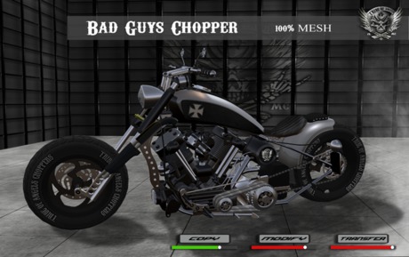 Second Life Marketplace - Bad Guys Chopper