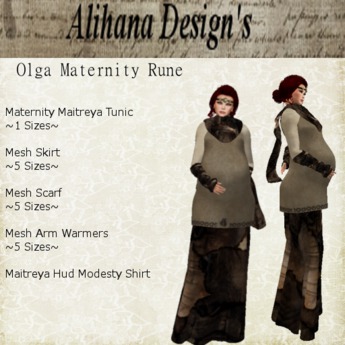 Second Life Marketplace - ~AD~Olga Maternity Rune