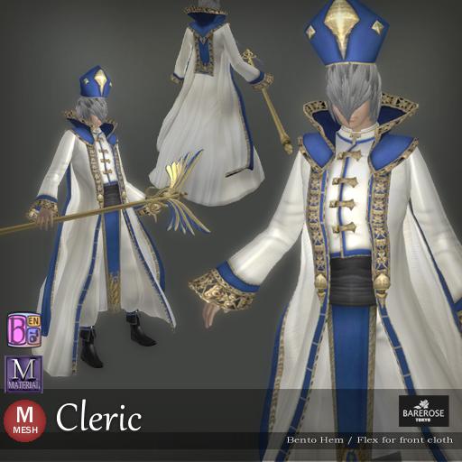 Second Life Marketplace - ::: B@R ::: Cleric (Bento Hem)