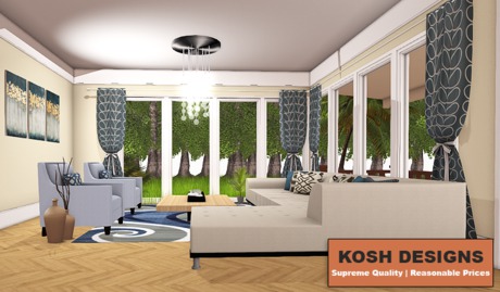 Second Life Marketplace - Divany Living Room Set