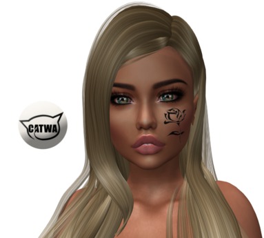 Second Life Marketplace - Face Tattoo for Catwa