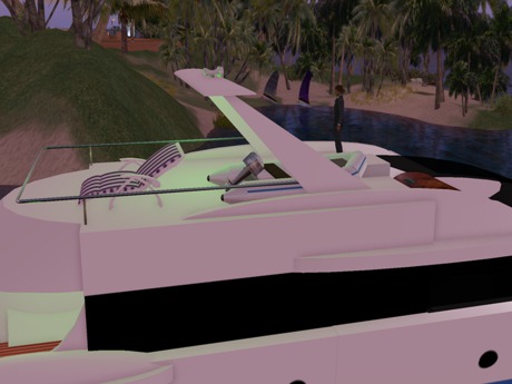 Second Life Marketplace - Island Cruiser Deluxe (drivable boat, luxury ...