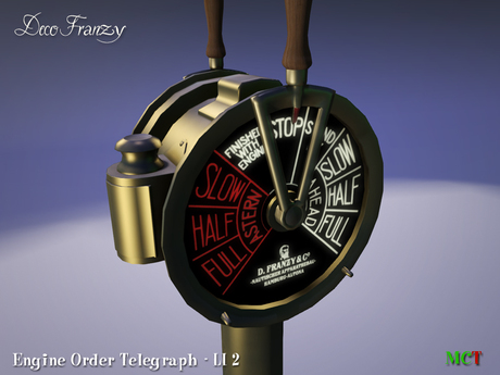 Second Life Marketplace - ~DecoFranzy~ Engine Order Telegraph (CM)