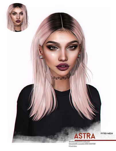 Second Life Marketplace - DOUX - Astra hairstyle [DEMO]