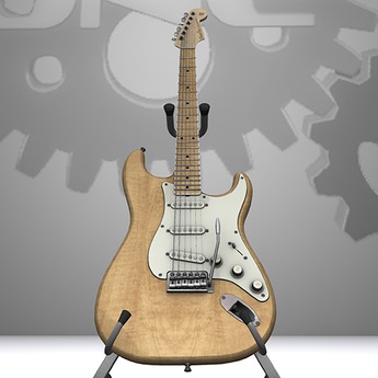 Second Life Marketplace - [G1]GearOne - StratoMaster Mesh Guitar Set ...