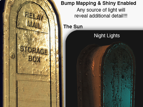 Second Life Marketplace - [Urban Optimized] Relay Mail Storage Box (mesh)