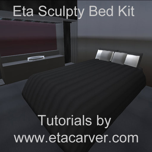 Second Life Marketplace - Eta Sculpty Bed Kit