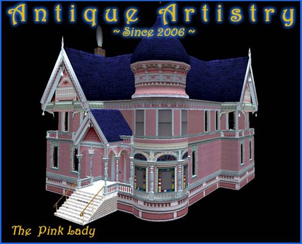 Second Life Marketplace - PREFABS MESH "The Pink Lady" Queen Anne ...