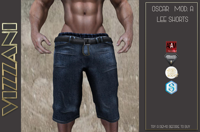 Second Life Marketplace - DEMO-FANTASTIC SHORT MESH MOD. OSCAR LEE MOD ...